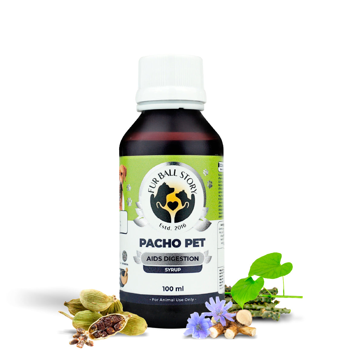 Pacho Pet: Relief for Stomach Problems in Dogs & Cats – Fur Ball Story